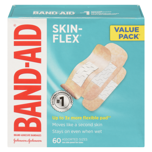J&J Band-Aid Skin Flex 60 Assorted Sized Value Pack – Roulston's ...