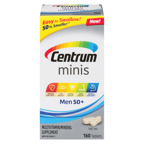 Centrum Minis Men 50+ 160 Tablets – Roulston's IDA Pharmacy