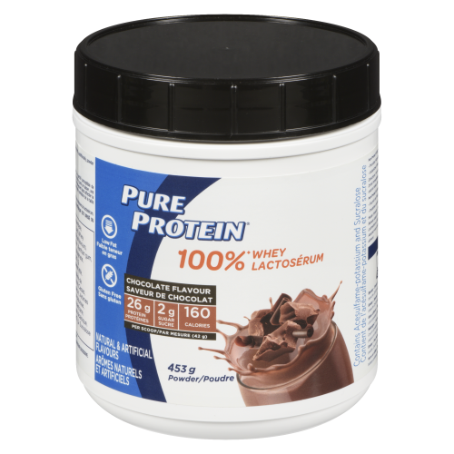 Pure Protein Chocolate Whey Powder 453gm – Roulston's Pharmacy PharmaChoice